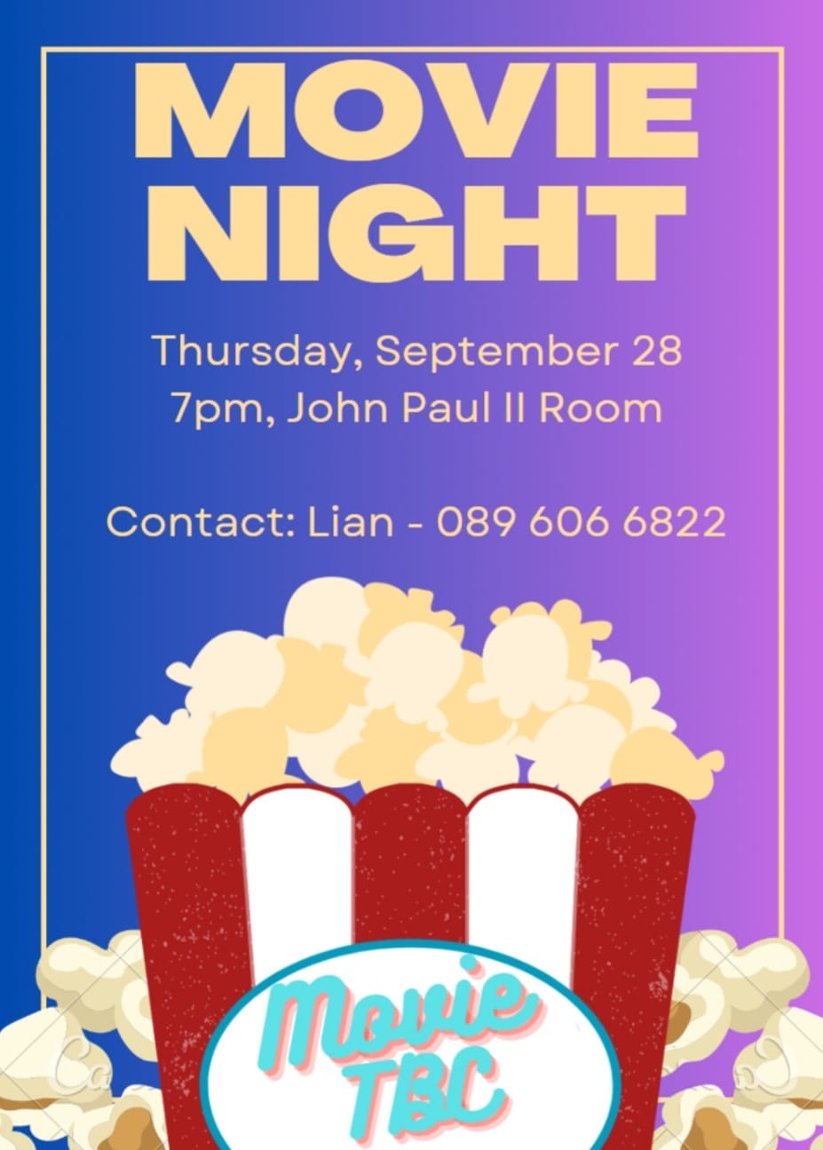 Youth Movie Night – Lucan South Parish