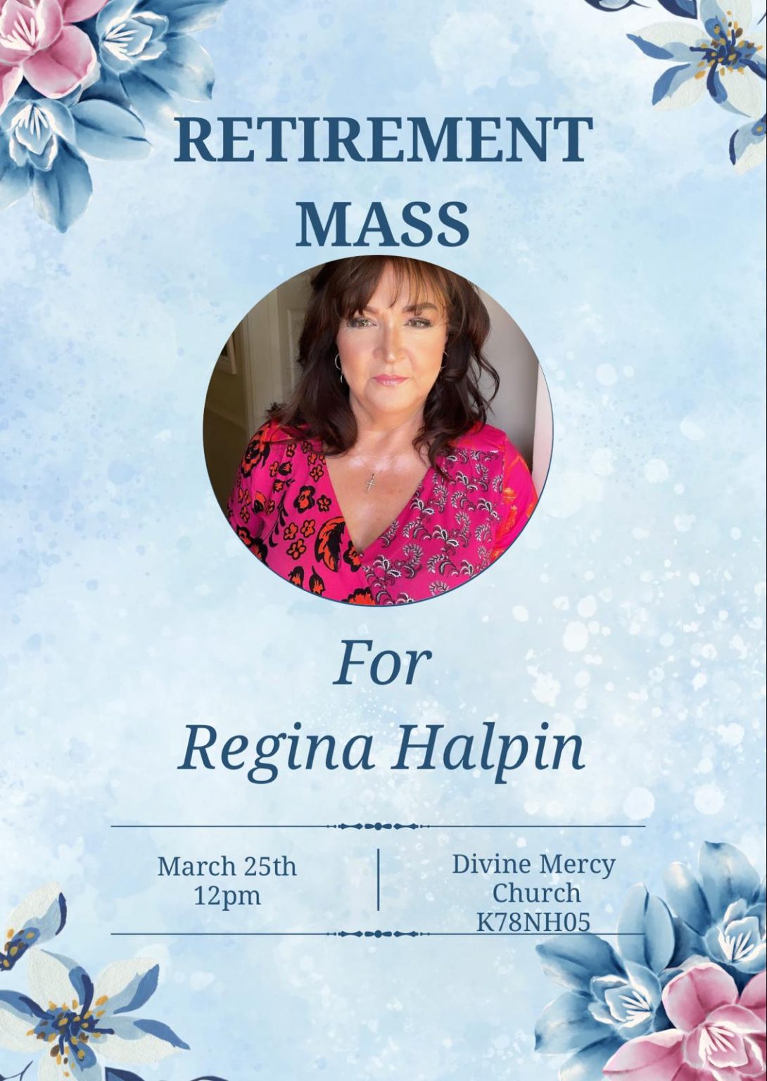 Retirement Mass for Ms Halpin – Lucan South Parish